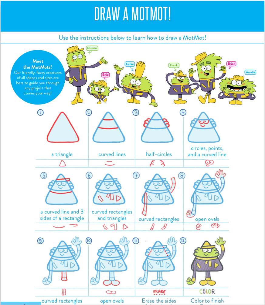 How to Draw a MotMot Step-by-Step | Odd Dot